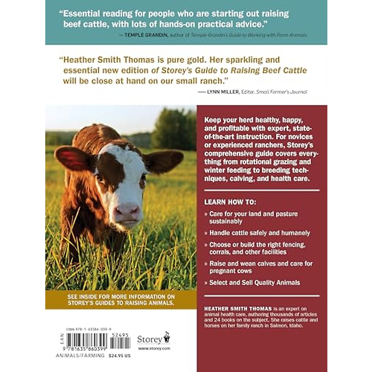 Storey's Guide to Raising Beef Cattle, 4th Edition: Health, Handling, Breeding