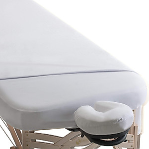 EARTHLITE Professional Microfiber Face Cradle Cover - Silky, Wrinkle Resistant, Quick-Drying, Reusable for Massage Tables (1 Pack)