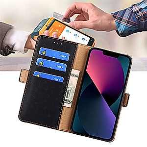 Fansipro Wallet Folio Case for Samsung Galaxy S9 Plus, Premium PU Leather Slim Fit Cover for Galaxy S9 Plus, 3 Card Slots, Well Fit, Black