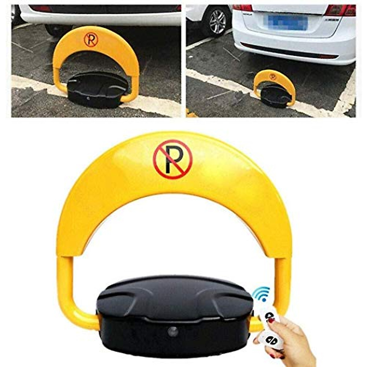 ZYLZL Parking Lock,Parking Barriers Remote Parking Locks, Latches Private Parking Space Parking Lane Guard Automatically Lock Remote Control Ip67 Waterproof Barrier Bollard