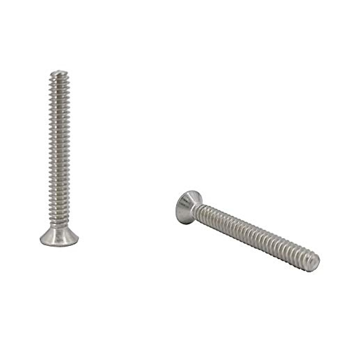 FixtureDisplays® 6-32 X 1-1/8" Stainless Flat Head Machine Screws, Full Thread, Phillips Drive, Stainless Steel 18-8, Machine Thread 314899-NPF