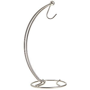 Spectrum Diversified Pantry Works Hanger Produce Saver Banana Holder & Kitchen Décor, Kitchen Countertop Fruit Tree & Hanging Fresh Food Storage, small, Satin Nickel