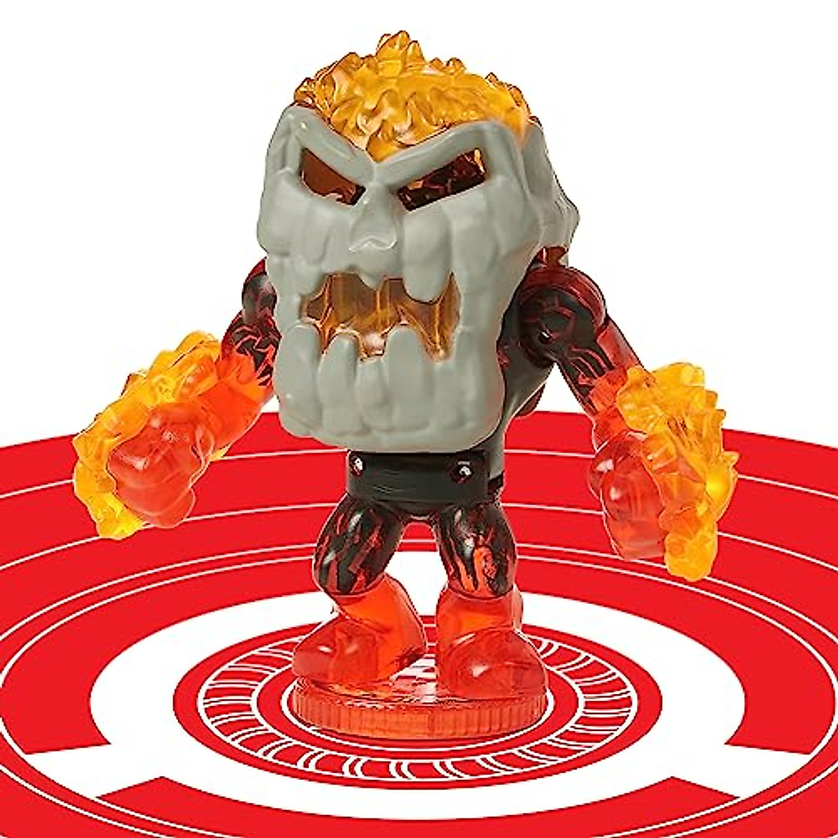 Akedo Legends of Powerstorm | Battle Giant Volcrag | Mini Battling Action Figure with Double Strike Armor | Ready, Fight, Split Strike.