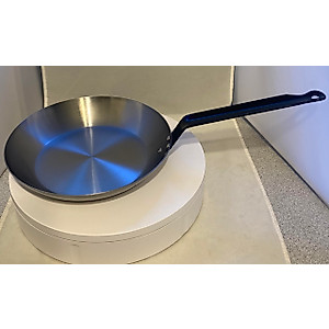 KIR Equipment Frying Pan Nonstick Skillet 9.5": Carbon Steel Cookware Fry Pan without PFAs, Toxin Free & Healthy Alternative for Stove or Oven