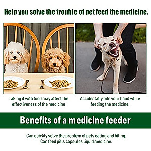 3 Pieces Pet Cat Pill Shooter Dog Syringe Dispenser Reusable Pet Tablet Liquid Feeding Dispenser for Small Animal, 3 Styles