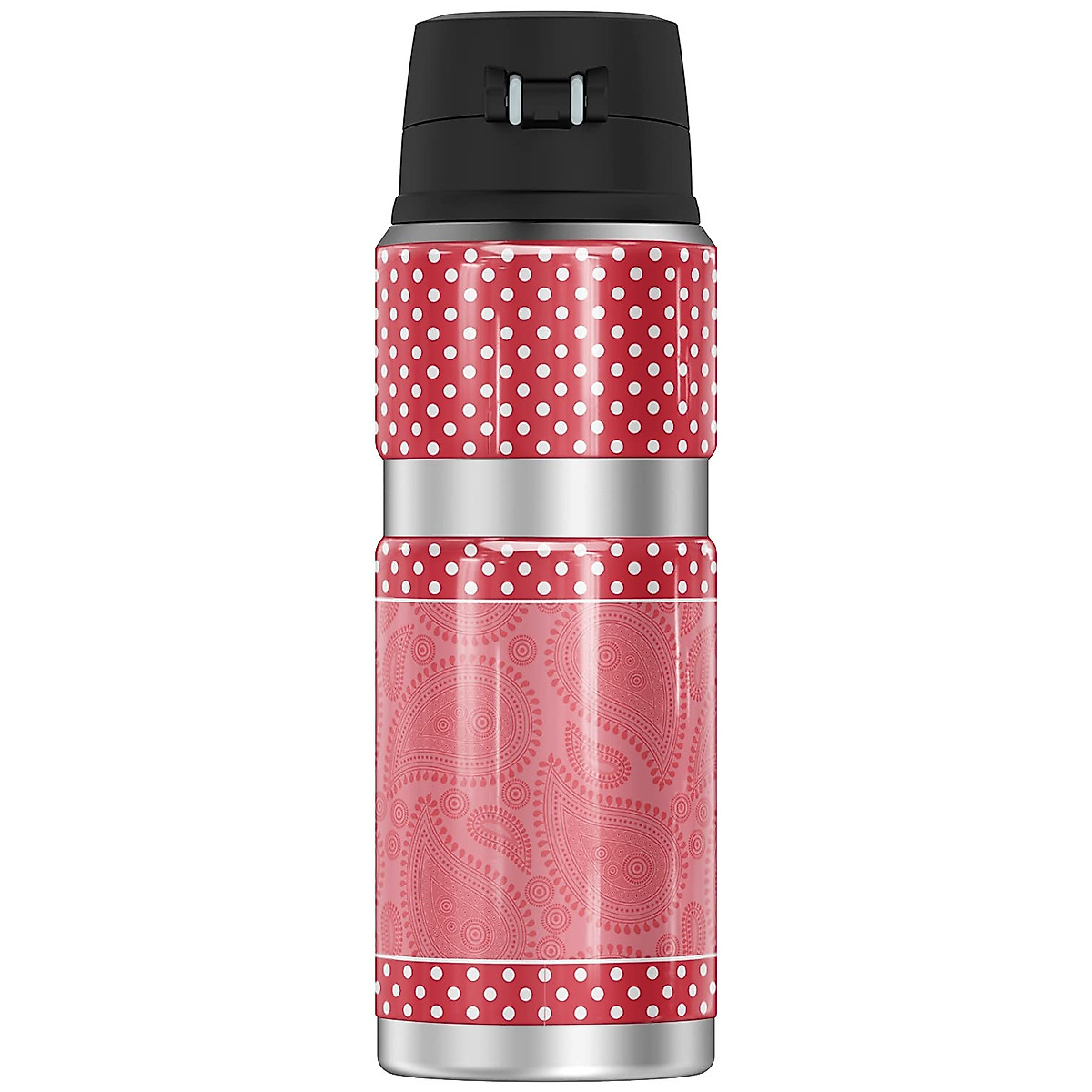 Betty Boop Paisley Dots THERMOS STAINLESS KING Stainless Steel Drink Bottle, Vacuum insulated & Double Wall, 24oz