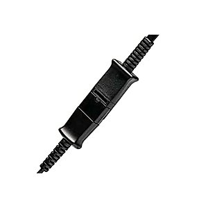 TruVoice USB-A to QD Adapter Cable Compatible with Any Plantronics Wired Headset with a QD and Includes Volume Control and Mute Functionality (Connects Headset to PC, Laptop and Softphones)