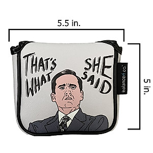 Balanced Co. Scranton Golf Headcover (Mallet Putter)