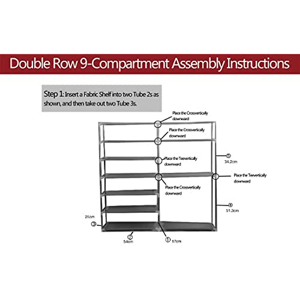 GOODSILO 6 Layer Dual Row 9 Shelf Shoe Rack Storage Organizer Shoe Shelves Closet Cabinet with Dustproof Cover for Bedroom, Wardrobe, Hallway, Entryway Purple