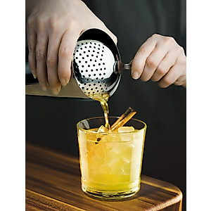 Final Touch Stainless Steel Julep Strainer (FTA7303)