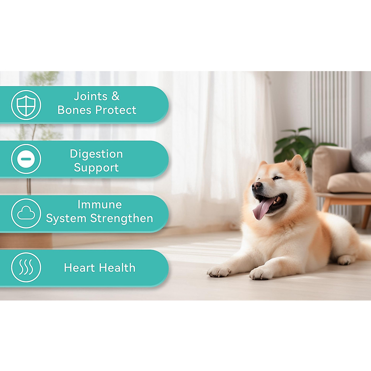 Omega-3 Multivitamin Skin and Coat Supplement for Dogs Omega 3 Fish Oil Supplement, Supports Shedding, Skin & Coat, Immunity, EPA,DHA (Heart,Bone, Multivitamin)