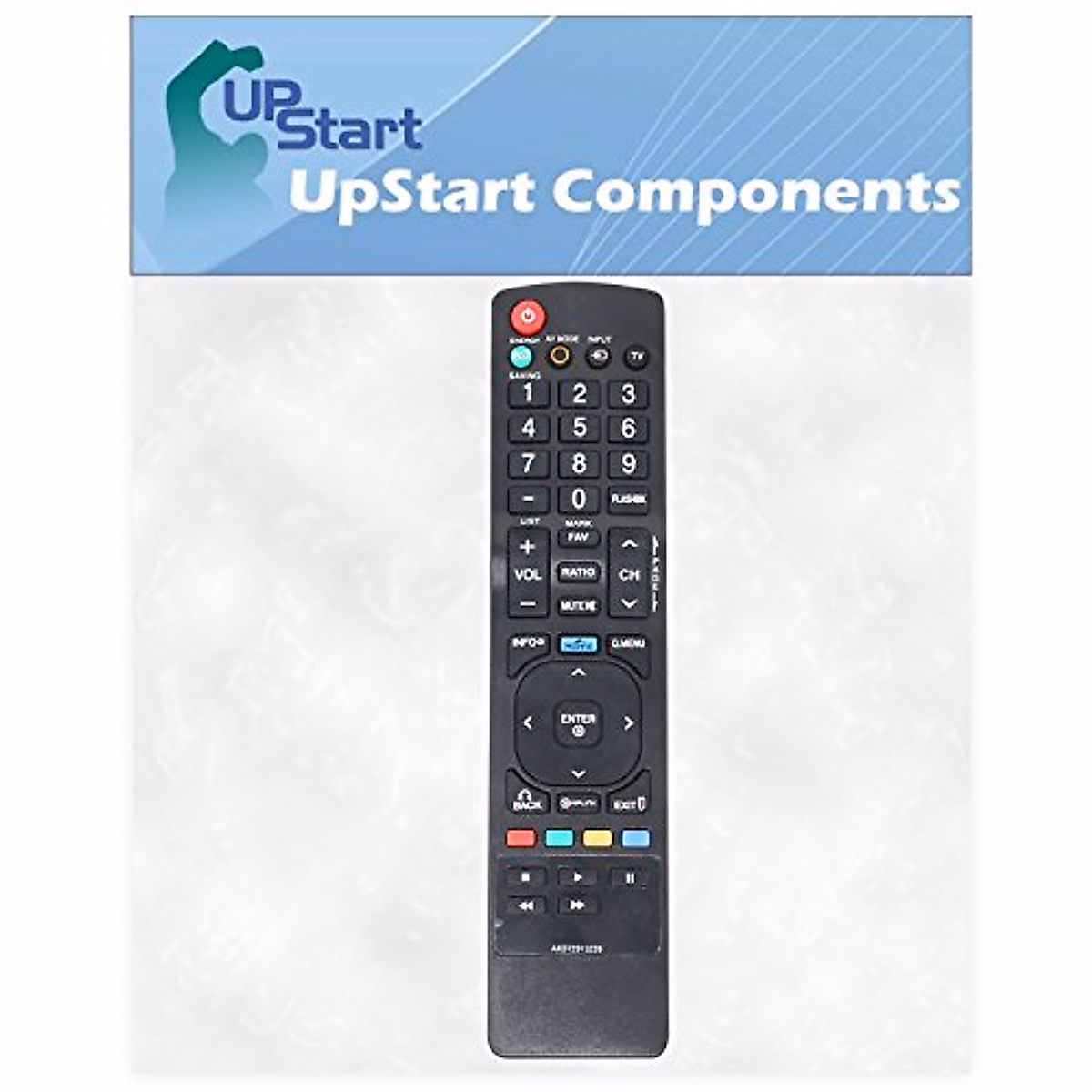 Replacement HDTV Remote Control for 55LB5900, 42LB5600, 32LF500B, 47LB5900, 26LV2500, 42LK450, 55LK520, 32LK450, 47LK520, 32LK330, 32LB5600, 42LK520 - Compatible with LG TV AKB72915239 Remote Control
