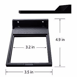 TEYOUYI 2pcs Wall Mount for Lego Star Wars Helmet Display Shelf - Compatible with All Standard Lego Helmets - Black