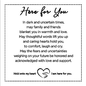 “Here for You” Blanket -Encouragement Gift/Caring Gift/Support Gift for Difficult Times/Bereavement Gift for Miscarriage/Infant Loss