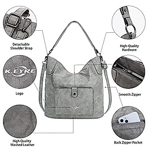 Handbags for Women Large Leather Ladies Hobo Bag Fashion Handbag Wallet Shoulder Bag