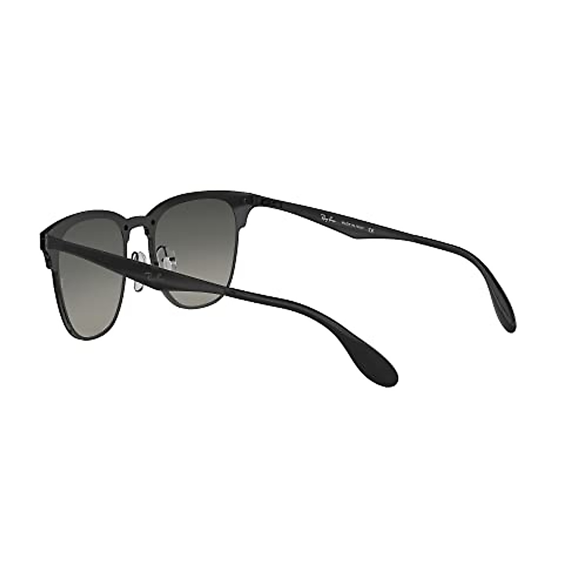 Ray-Ban RB3576N Blaze Clubmaster Square Sunglasses, Demi Gloss Black/Grey Gradient Dark Grey, 47 mm