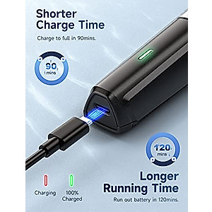 Beard Trimmer Hair Clipper for Men, All-in-One Men’s Grooming Kit with Cordless Rechargeable Hair Trimmer Nose Trimmer Electric Shaver, Stainless Steel Blades for Painless Facial & Body Hair Removal