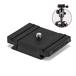 Manfrotto Element MII MKELMII4BK-BH, Lightweight Aluminium Travel Camera Tripod, with Carry Bag, Arca-Compatible Ball Head, 4-Section Legs, Twist Locks, Load up 8kg, for Mirrorless, DSLR