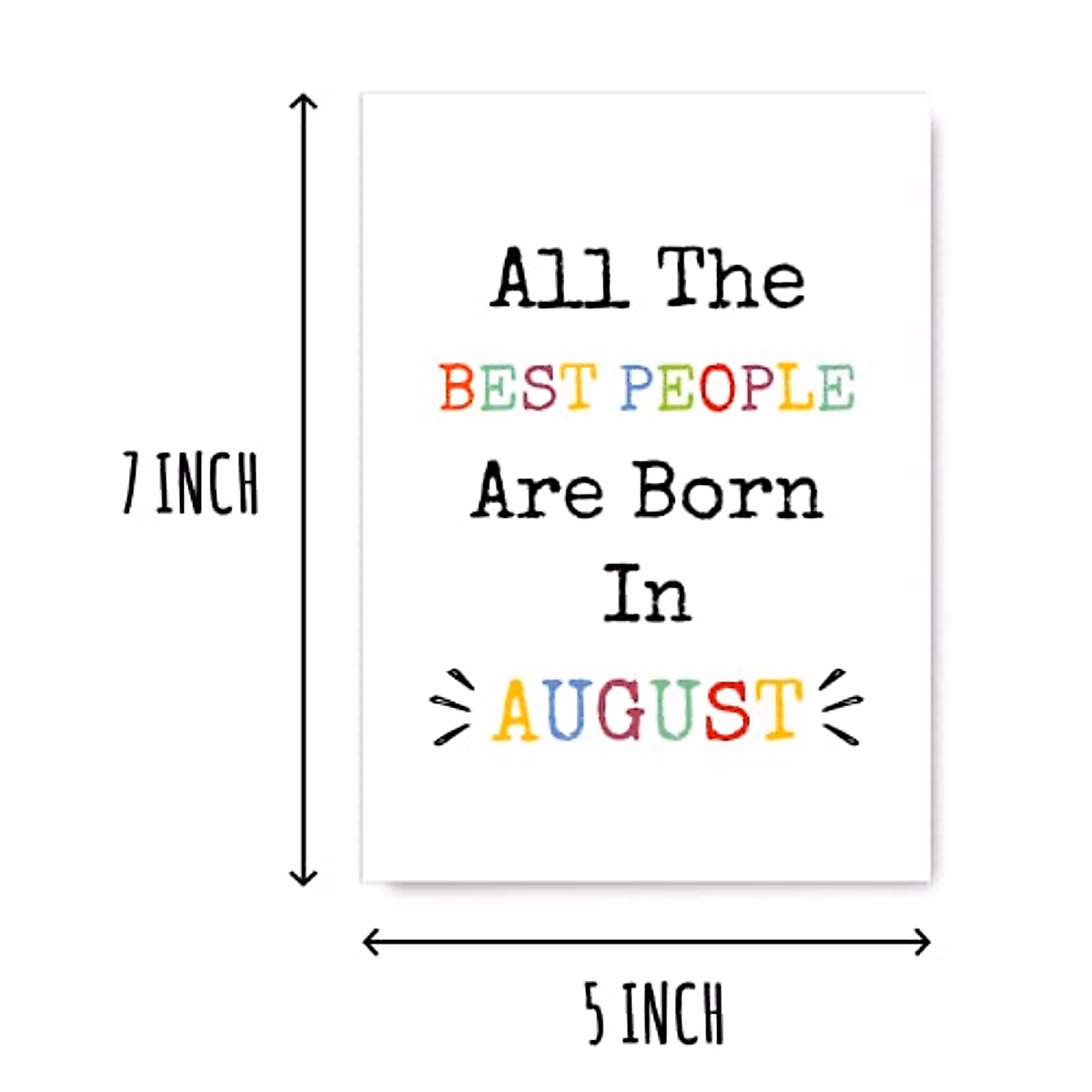 OystersPearl I Think Me Being Your Twin Is Enough Of A Gift Card - Twins Enough Of A Gift Twin Brother Sister Birthday Funny Card - Twin Card - Meaningful Gift Card,5 x 7 inches