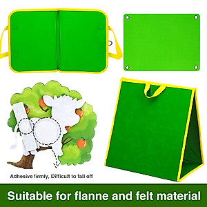 Craftstory Animals Felt Board Stories for Toddlers, Felt Animals Figures Toys Arts and Crafts Sensory Gifts for Classroom Storytelling School Daycare Supplies (Farm Anmals)