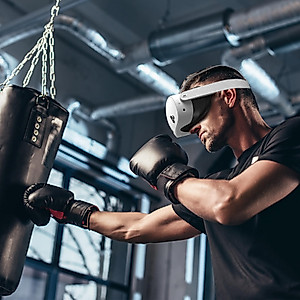 AMVR Silicone Face Cover Compatible with Meta/Oculus Quest 3s Accessories, Sweatproof Face Pad, with Nose Pad, Immersive VR Experience (Purple), NOT Compatible with Quest 3