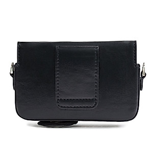 MegaGear Leather Camera Case with Strap Compatible with Canon PowerShot SX740 HS, SX730 HS, Black