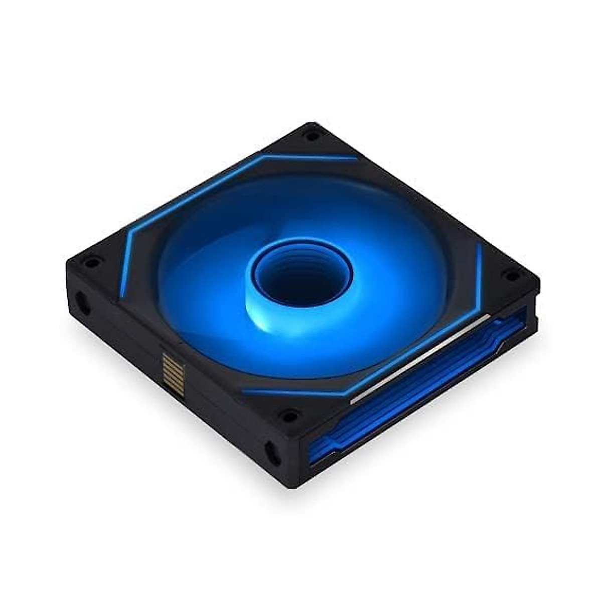 Lian Li UNI Fan SL-Infinity 120-Single Pack-ARGB Fan-Infinity Mirror-Daisy-Chain Design-Customizable Lighting Effects-One Cable Connection-Without Controller-Black-(UF-SLIN120-1B)