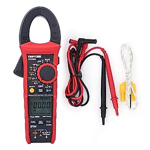UT219DS Digital Clamp Meter 6000 Counts LCD Clamp Meter Voltage Current Resistance Tester Used to Measure Current Voltage Temperature Capacitance Resistance Diodes