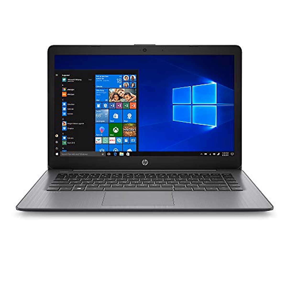 HP Stream 14-inch HD 64GB eMMC Celeron N4020 (4GB RAM, SD Card Reader, Windows 10 Home S) Brilliant Black, 14-cb174wm