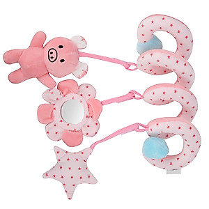 Ejoyous Baby Stroller Hanging Toy, Newborn Pram Crib Plush Toys Infant Spiral Activity Rattle Stroller Car Seat Toy for Babies Boys and Girls()
