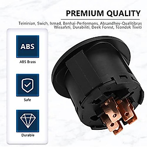 Tecreddy Ignition Switch 3 Position with Key for Cub Cadet, Troy-Bilt, MTD, Craftsman, Husqvarna, Delta, JD Riding Lawn Mower 925-04228, 725-04228