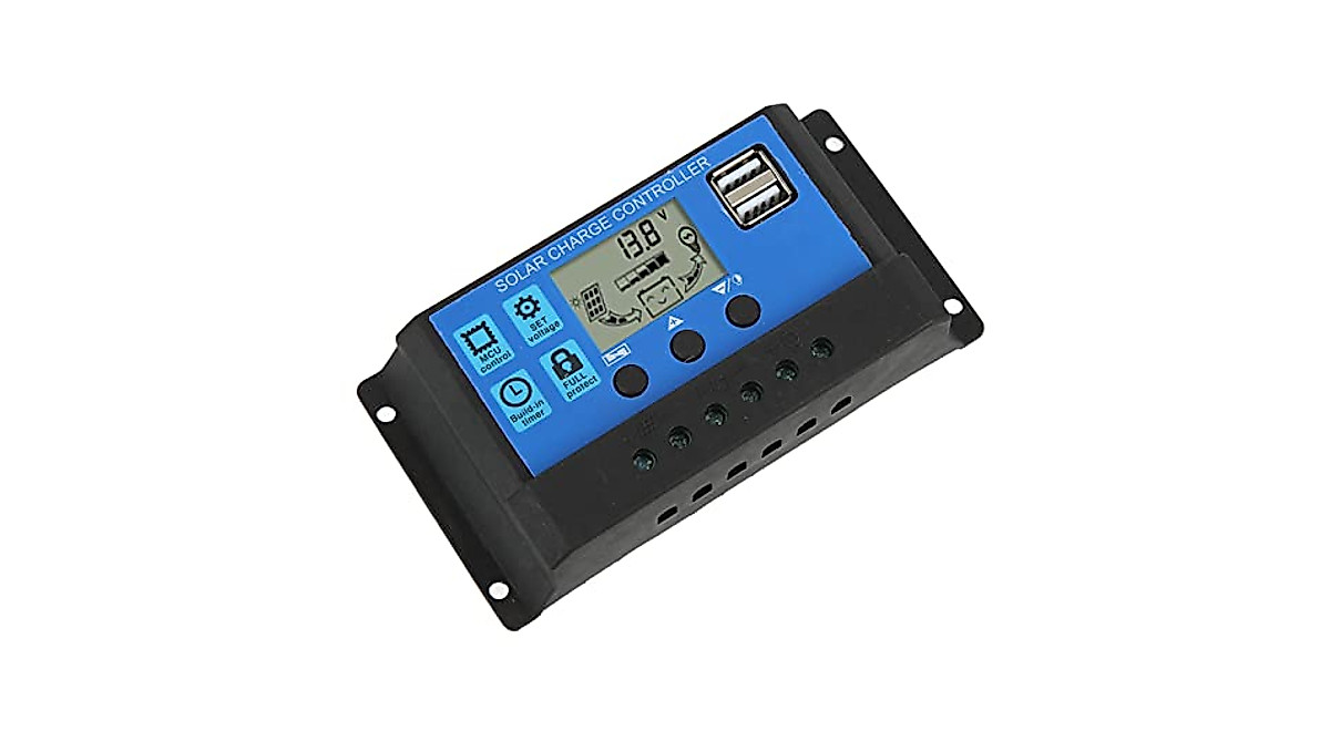 30A Solar Panel Controller with LCD Display