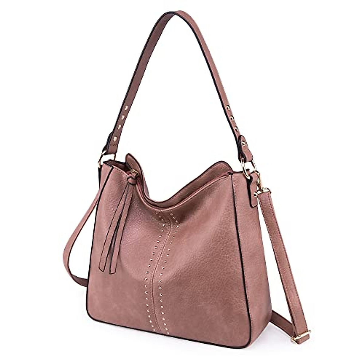 Montana West Hobo Bag for Women Designer Purses and Handbags Ladies Chic Tote Shoulder Bags,MWC-128-D.PK
