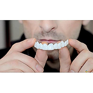 New Snap Smile Dental Upper False Teeth Cover Perfect Smile Veneers Comfort Fit Flex Denture Braces