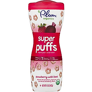 Plum Organics Super Puffs Variety Pack, 1.5 Ounce (Pack of 8)