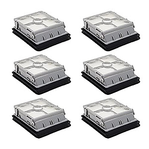 X7 Filters Compatible With BISSELL CrossWave X7 Cordless Pet Pro 3011,3279,3055 Wet-Dry Vacuum Cleaner,Part Number 1626667(6 Filters)