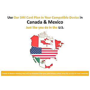 SpeedTalk Mobile Tracker SIM Card for 5G 4G LTE GPS Tracking Devices - Rollover 750 Text (SMS) Data (MB) 180 Days Wireless Service USA Canada Mexico