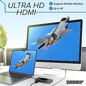 Docking Station USB-C Dual Monitor 15 in 1 for MacBook Pro/Air/Dell/Lenovo/HP. with Wireless Phone Charger. Dongle to 4K HDMI. VGA, SD/Micro SD Card Reader. Ethernet. 1 USB-C-PD. Audio Jack.