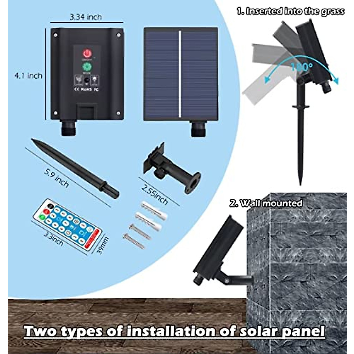 Upgraded Solar Garden Lights, 4 Pack Solar Powered Firefly Lights Outdoor Waterproof, Multicolor Solar Swaying Light for Outdoor Yard Patio Walkway Decor