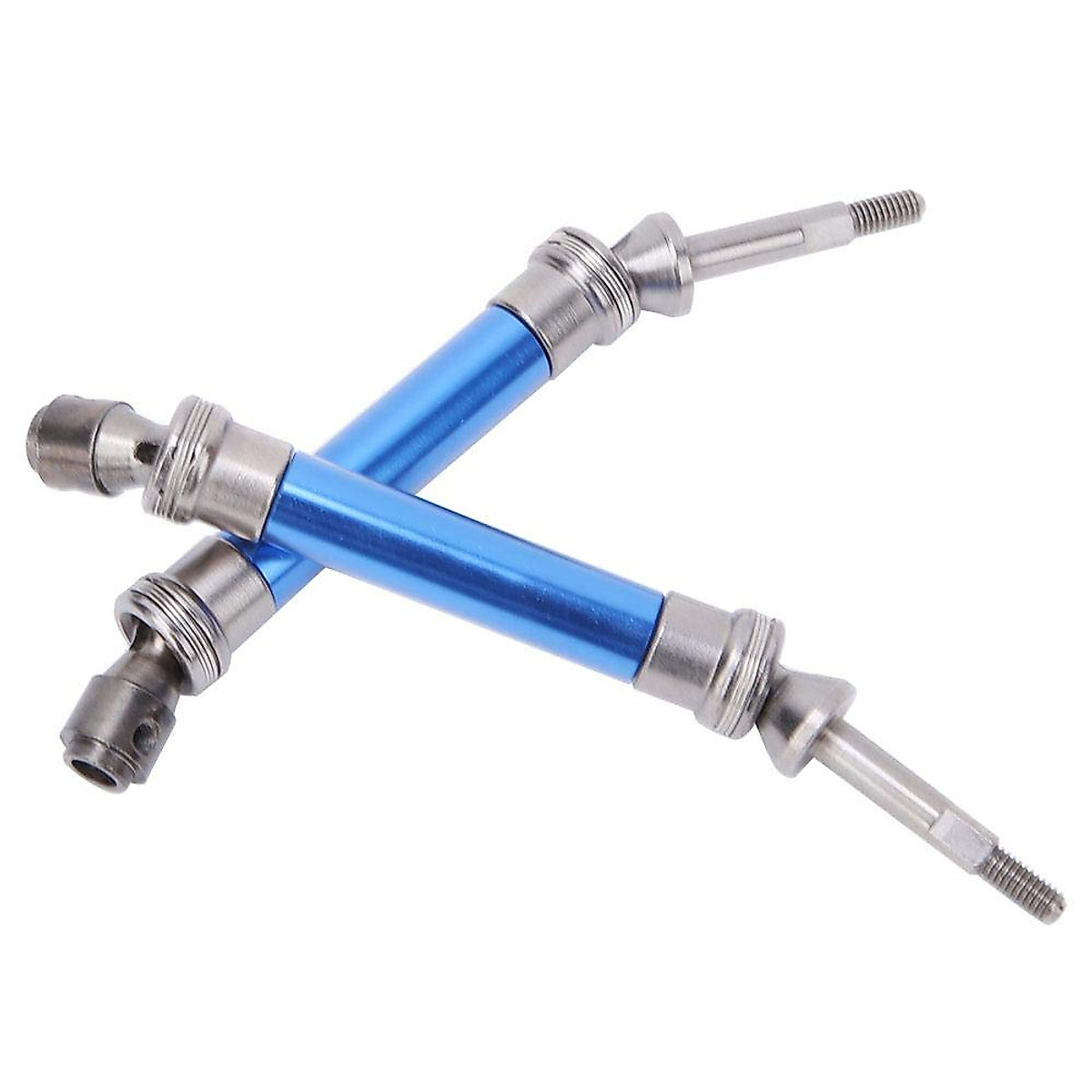 Tbest RC Rear Drive Shaft Set, 1/10 RC Metal CVD Shaft Fit for Slash Car NSV775(Dark Blue) Axles 2Wd 67 C-10 Slash Drag Upgrades Tra2Wd