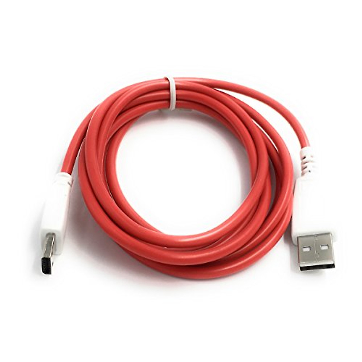 Xcivi USB Data Charger Cable Cord for Fuhu Tablets Nabi DreamTab, nabi 2S, nabi Jr, Jr. S, XD, Elev-8, 6 FT/2m (Red)