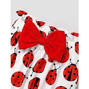 PATPAT Baby Girls Clothes Infant Baby Ruffle Sleeve Romper Pants Sets with Headband 3 Pack, Little Lady, 6-9 Months