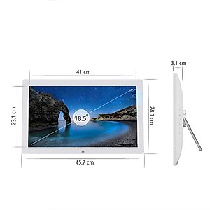 18.5 inch Android one Machine, Commercial Tablet Computer, Android Touch one Machine, Home Multi-Function Electronic Photo Frame