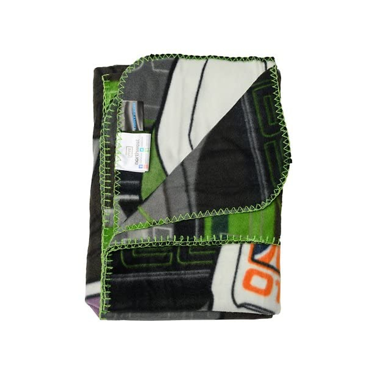 Buzz Lightyear Blanket| Buzz Lightyear Fleece Throw Bundle with Toy Story Stickers and More for Kids Toddlers Children (Buzz Toy Story Blanket) 45” x 60”