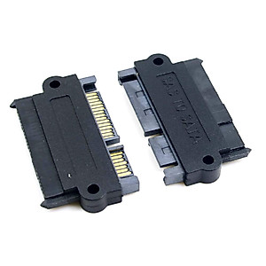 Wixine 2Pcs Main Board Small Port SAS Hard Disk Adapter SFF-8482 to SATA 22 Pin Adapter Card
