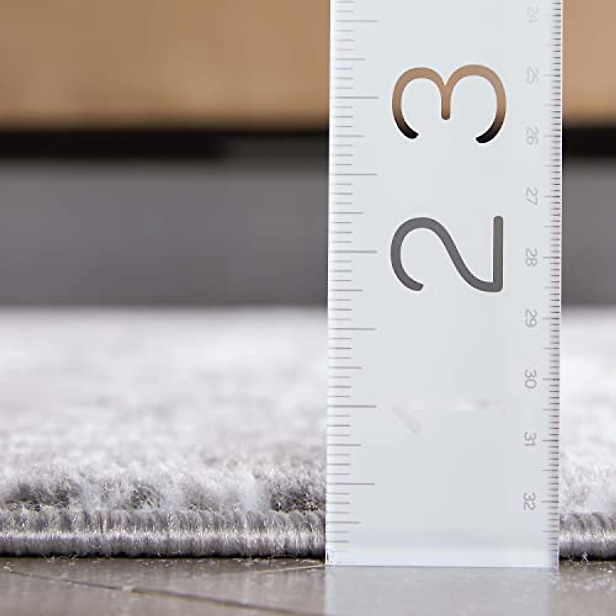 Well Woven Dulcet Trieste Distressed Floral Medallion Pattern Ivory Grey 5'3" X 7'3" Area Rug