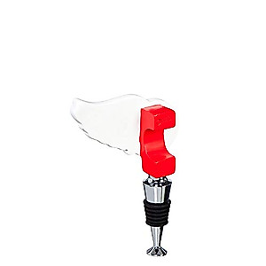 Team Sports America Detroit Red Wings Hand-Painted Team Logo Bottle Stopper