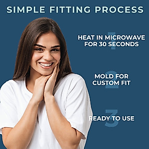 Kloud Night Guard - Mouth Guard for Clenching Teeth and Grinding Teeth, 2 Pack Custom Moldable Dental Mouth Guard