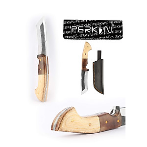 Perkin PK999 Hunting Knife with Sheath Fix Blade Knife Tanto Blade