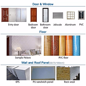 20ft 40ft Hurricane Proof Light Steel Foldable Flat Pack Expandable Storage Prefabricated 4 Bedroom Cabin Homes Container House